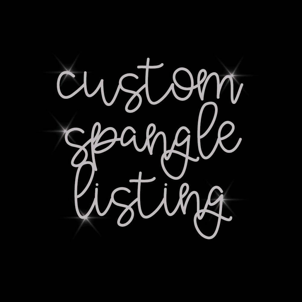 Custom Spangle Design printed with BK Designs – Simply Sarah